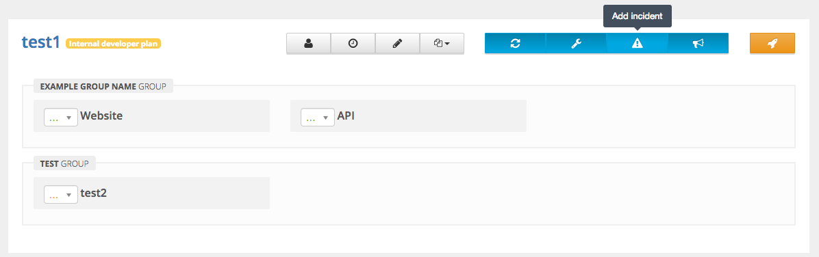 Incident Templates – StatusHub
